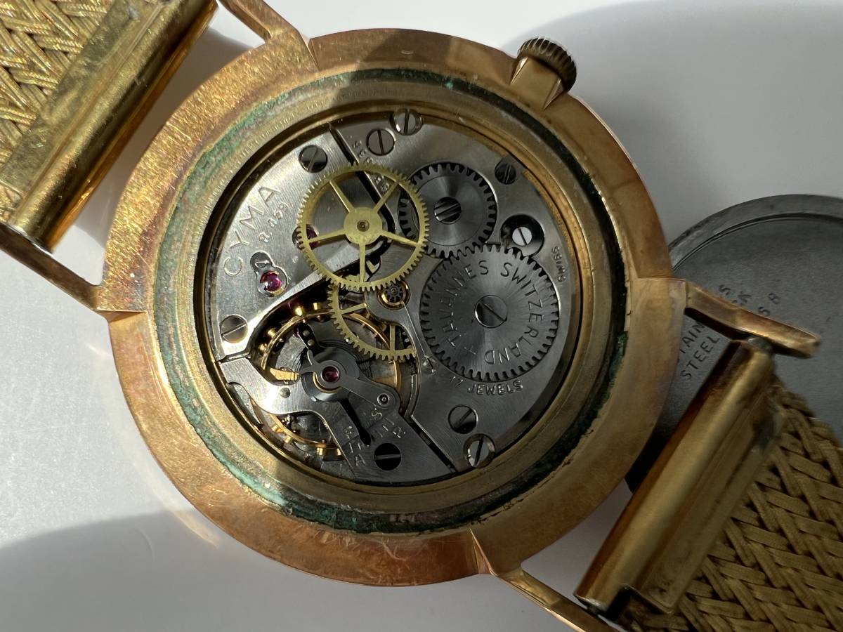 Y16 稼働品 CYMA シーマ シーマフレックス 手巻き Cal.R.459 メンズ腕時計 現状品 1円〜(シーマ)｜売買されたオークション情報、yahooの商品情報をアーカイブ公開 ...