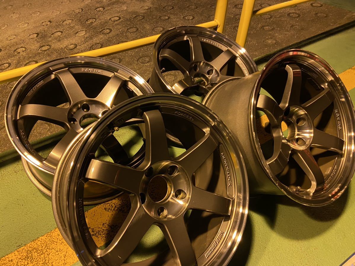 絶版サイズ RAYS VOLK RACING TE37SL 18×9.5J+22 / 18×10.5J+20 PCD120-5H E92 ...