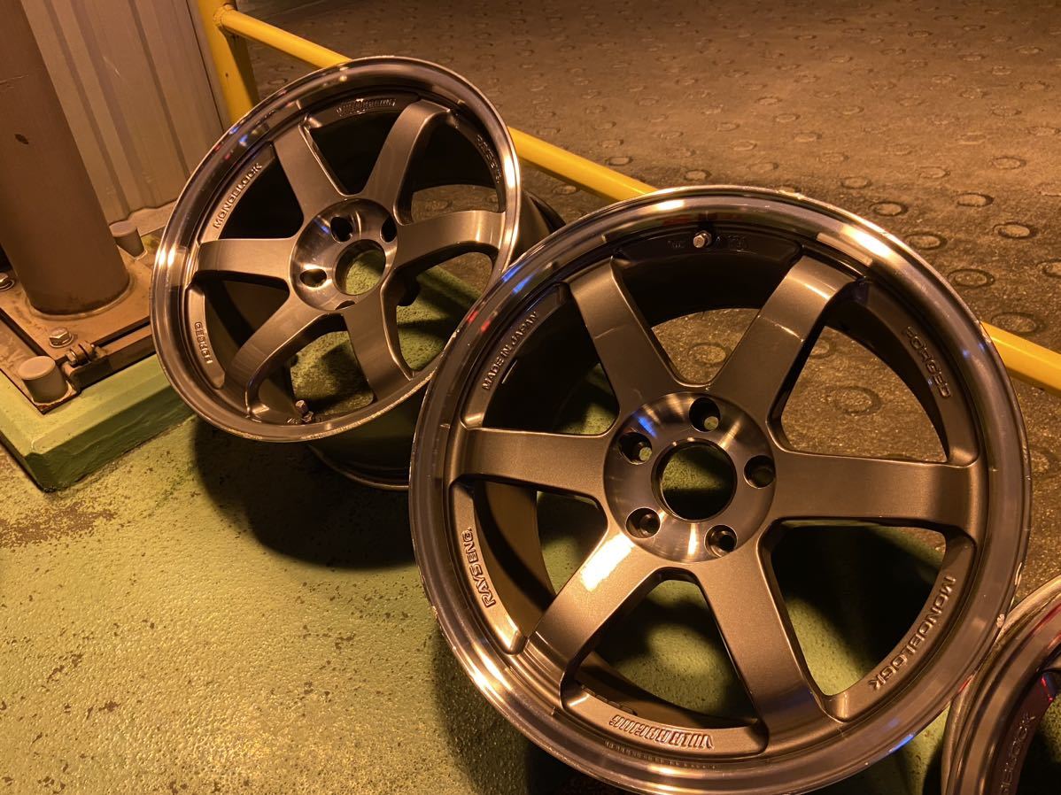 絶版サイズ RAYS VOLK RACING TE37SL 18×9.5J+22 / 18×10.5J+20 PCD120-5H E92 ...
