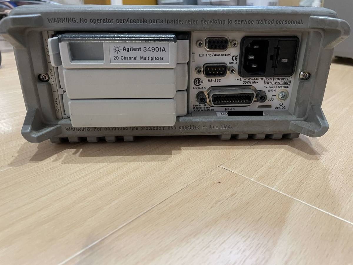 HP Agilent 社製データ収録装置34970A＋20chマルチプレクサ34901のセット(アマチュア無線)｜売買されたオークション情報 ...