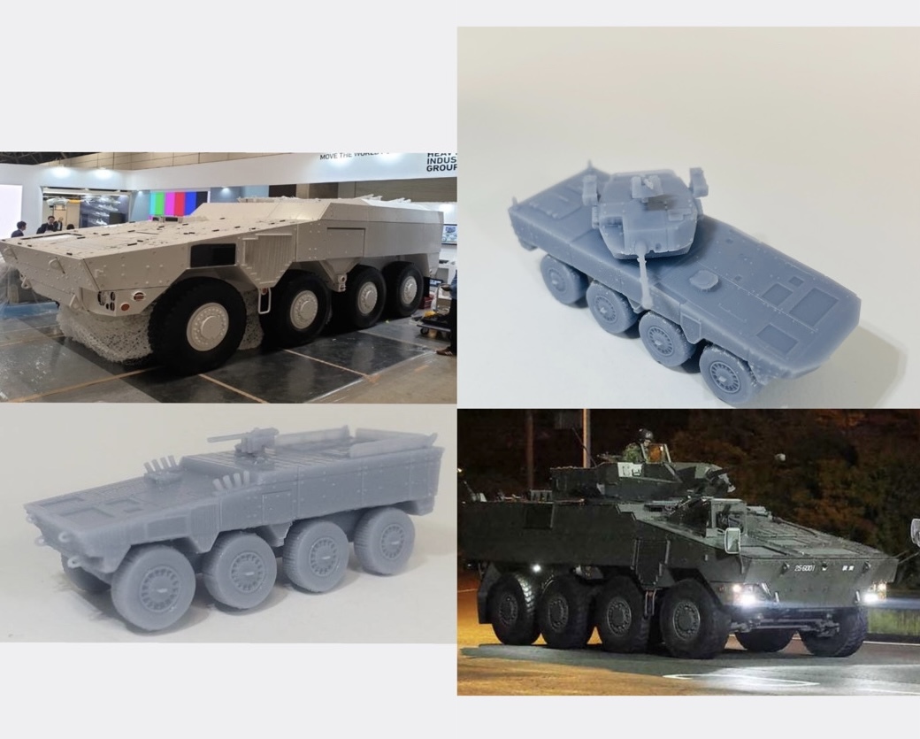 試作装甲車 MAV 自衛隊 1/144 ジオラマ レジンキット 人員輸送車 三菱 戦車 ifv tank RCV APC(主力戦車（MBT ...