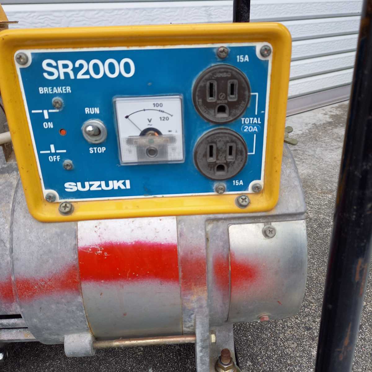 引取限定 SUZUKI スズキ SR2000 発電機 100V60Hz(その他)｜売買されたオークション情報、yahooの商品情報をアーカイブ ...
