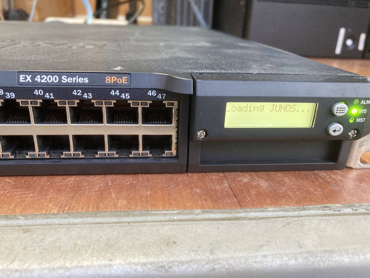 Juniper EX 4200 Series スイッチ EX4200-48T 8 POE 初期化済み(イーサネットハブ)｜売買された ...