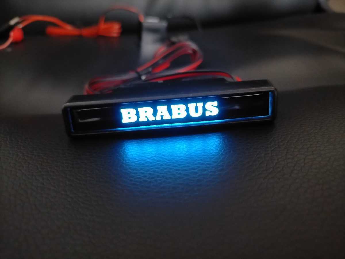 限定1個 BRABUS ブラバス グリル LED エンブレム ベンツ Gクラス ゲレンデ W463AW169W163W164W204W221W222W176W203W245W246(メルセデス ...