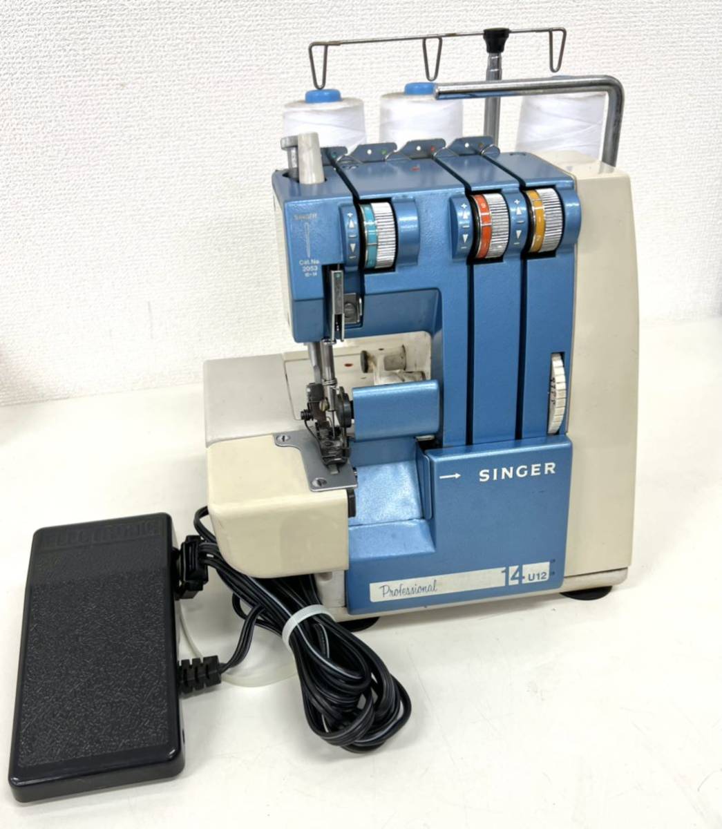 SINGER シンガー ロックミシン 14U12 フットペダル付き ミシン professional プロフェッショナル(その他)｜売買された ...