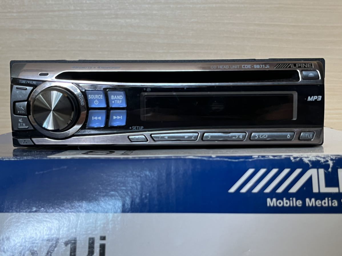 ALPINE 1DIN オーディオ CDE-9871Ji CDデッキ MP3 アルパイン(アルパイン)｜売買されたオークション情報、yahooの商品情報をアーカイブ公開 - オークファン ...