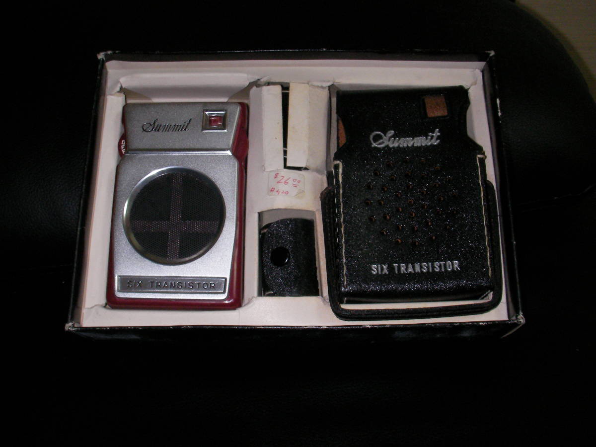 SUMMIT SIX TRANSISTOR RADIO MODEL 621 サミット6石トランジスターラジオ 621(アンティーク)｜売買され ...