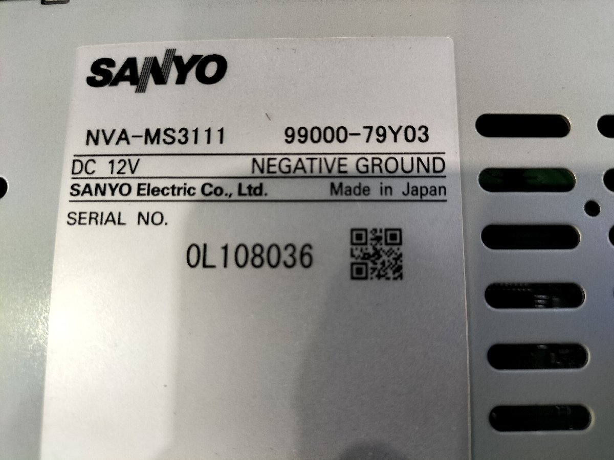 MH23S スズキ ワゴンR 純正OP SANYO サンヨー NVA-MS3111 SD ナビ 地図 2011年 99000-79Y03 CD/ワンセグ(メモリーナビ)｜売買されたオークション ...