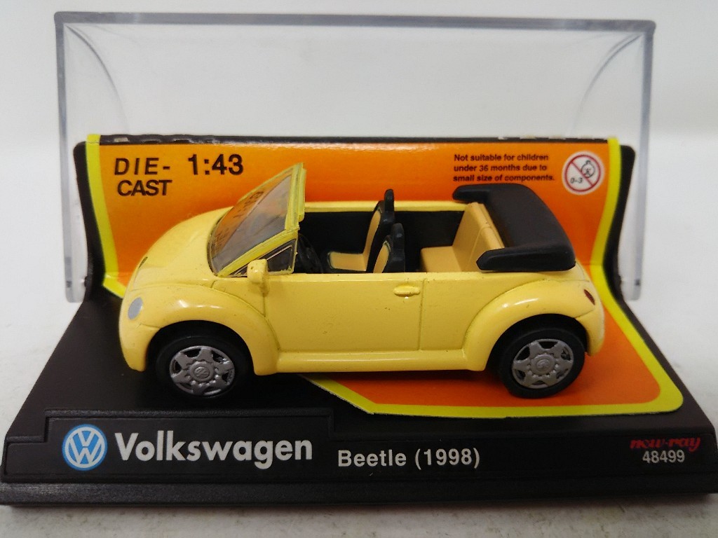 NewRayニューレイ 1:43 Volkswagen Beetle 1998 イエロー フォルクスワーゲン ビートル ミニカー(乗用車)｜売買されたオークション情報、yahooの商品情報を ...