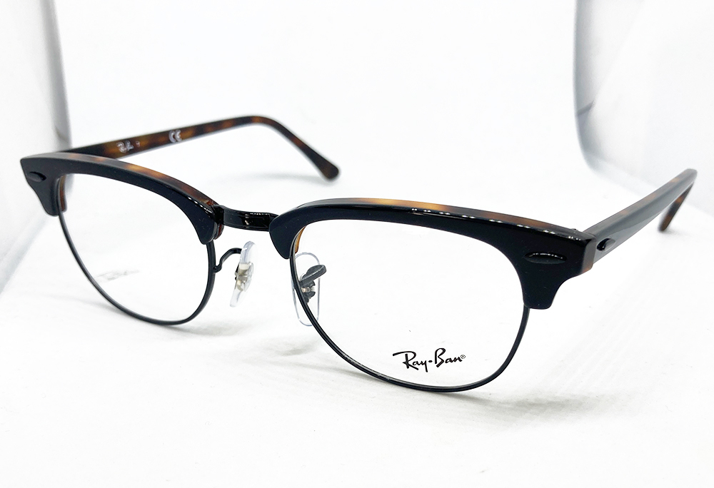 Ray-Ban レイバン 正規品 眼鏡フレーム CLUBMASTER RX5154-5909 49 ブラック /ハバナ フルリム サーモント クラブマスター(クラブマスター)｜売買された ...