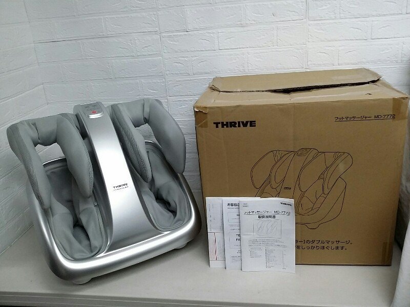 Thrive スライブ スライヴ premium プレミアム MD-7772 フット マッサージャー 2020年 シルバー SL マッサージ機(フットマッサージャー)｜売買されたオークション ...