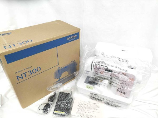 数回使用程度 BROTHER ブラザー コンピューターミシン NT300 裁縫 ハンドクラフト ハンドメイド 通電のみ確認済み ...