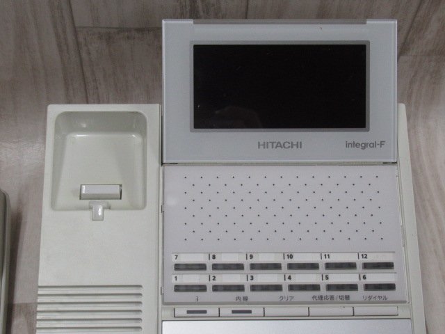 Ω t10524 保証有 HITACHI ET-12iF-SDW 日立 integral-F 12ボタン電話機 16年製 2台セット 祝 ...