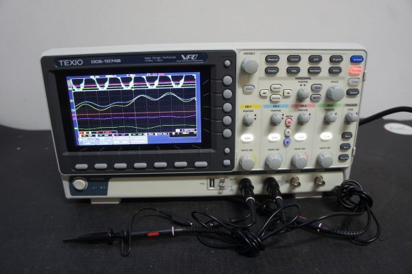 KW T001310 TEXIO テクシオ デジタルストレージオシロスコープ DCS-1074B(アマチュア無線)｜売買されたオークション情報 ...
