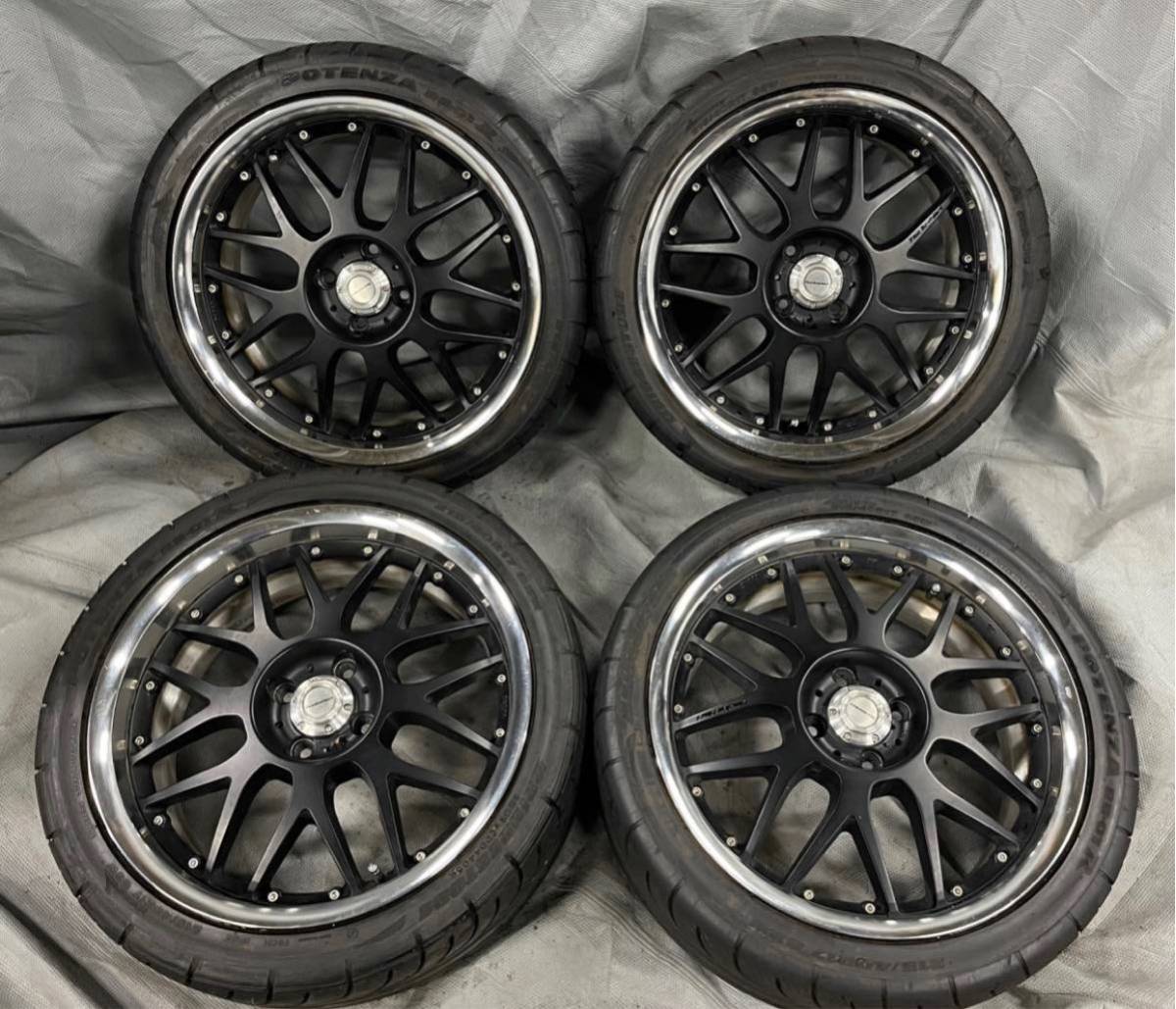 レーシングハート Racing Hart C2 17インチ 7.0j 7j off 30 PCD 100 4h タイヤ 215/40 R17 ...