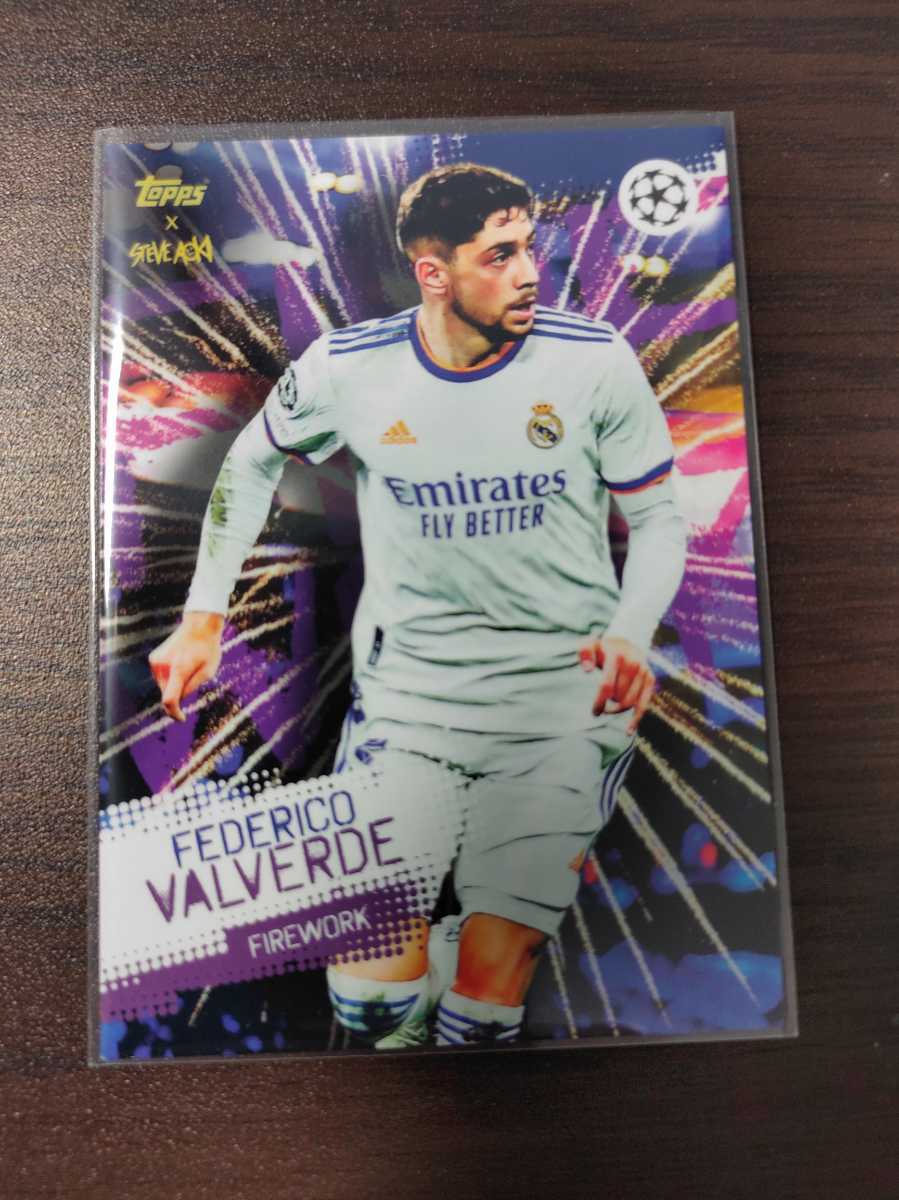 2021-2022 Topps UCL Steve Aoki Soccer Football Festival Federico ...