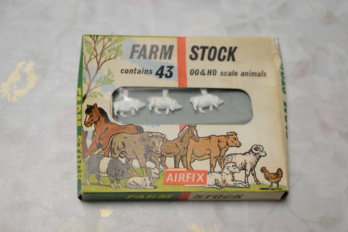 ビンテージ エアフィックス AIRFIX FARM STOCK contains 43 HOサイズの動物フィギュアセット(生き物)｜売買された ...