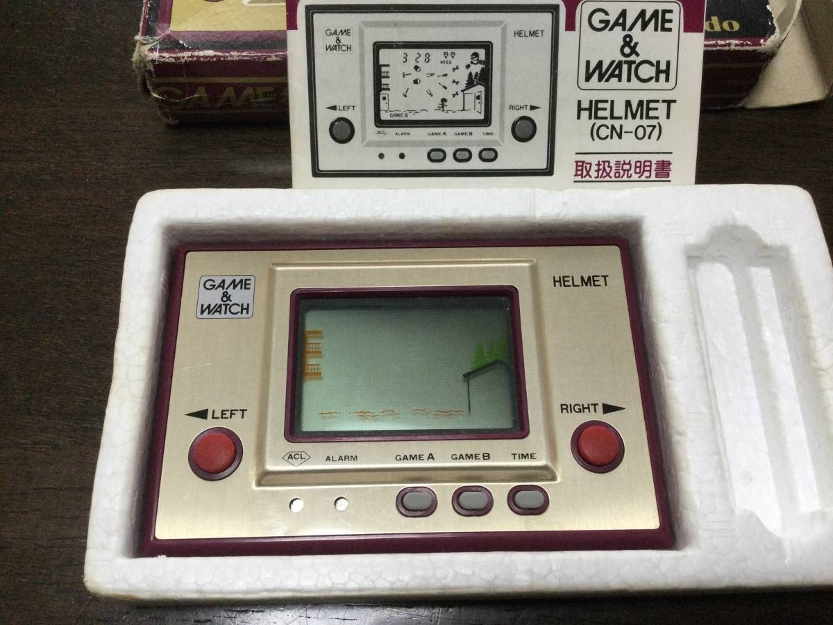 ゲームウォッチ ヘルメット HELMET CN-07 箱 説明書 付(ゲームウォッチ)｜売買されたオークション情報、yahooの商品情報を ...