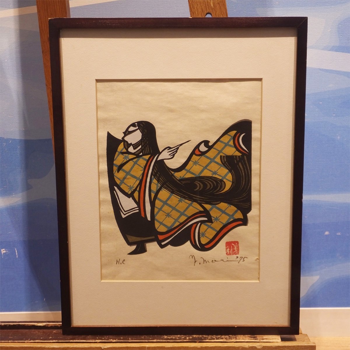 1円 おたからや xm158 森義利 紫式部 木版画 人物画(木版画)｜売買されたオークション情報、yahooの商品情報をアーカイブ公開 ...