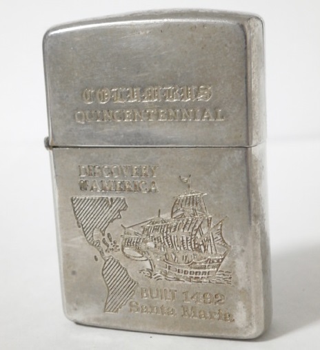 ZIPPO 1990年 コロンブス サンタマリア号 アメリカ到達 DISCOVERY OF AMERICA BUILT 1492 Santa ...
