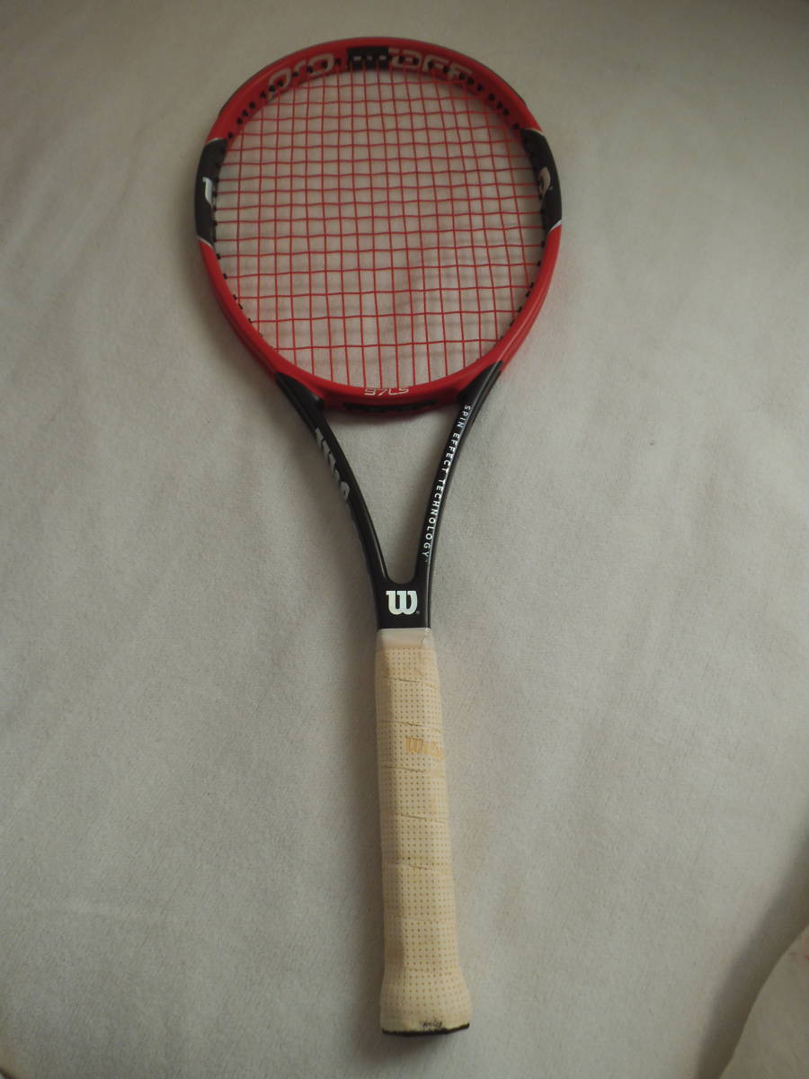 2025大得価 Wilson プロスタッフ 97 lite spin グリップ3(ウィルソン)｜売買されたオークション情報、yahooの商品 ...
