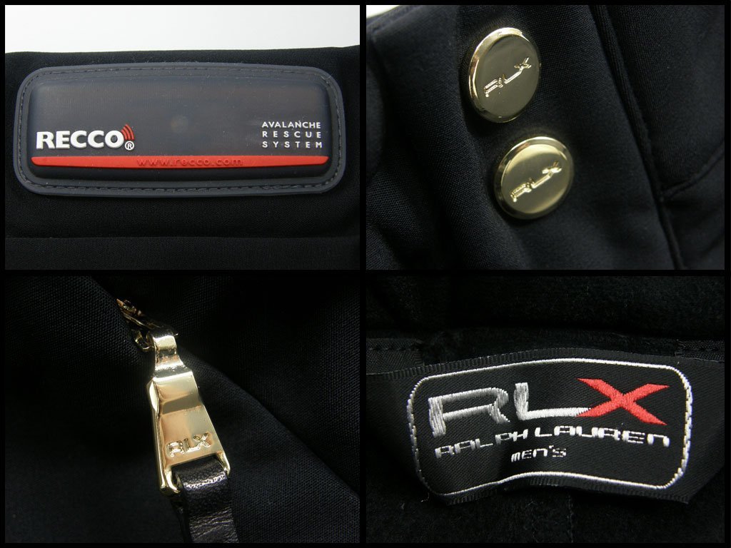 RLX Ralph Lauren RECCO搭載 定価7万6 650円 パンツ S 秋冬 ラルフローレン 220638 雪山 スノボー スキー ...