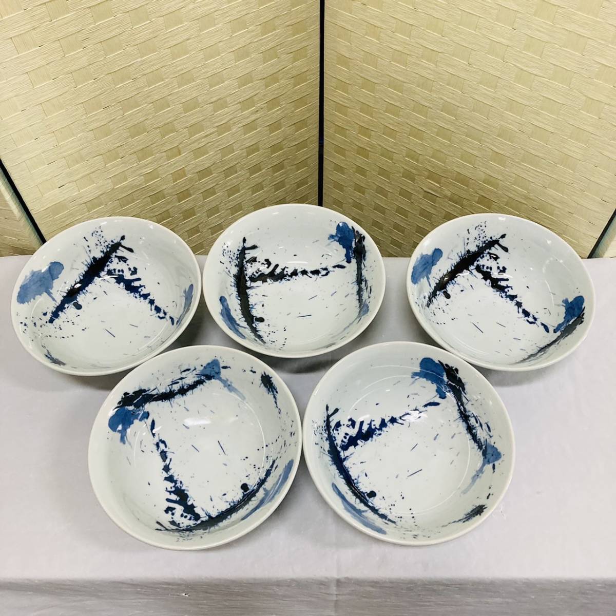 どんぶり 10個セット 食器 和食器 ラーメン 丼ぶり 筆散らし ラーメン鉢/014-035(丼)｜売買されたオークション情報、yahooの商品情報をアーカイブ公開 - オークファン ...