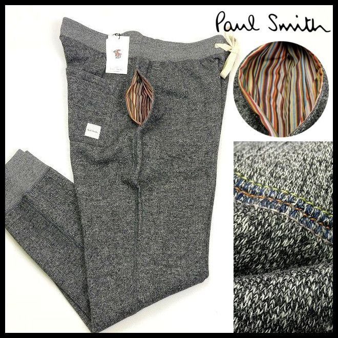 B1804 1円 ポールスミス Paul Smith L チャコール杢 ジョガーパンツ マルチストライプ&マルチステッチ 裏起毛 秋冬 メンズ Q1(ボトムス)｜売買されたオークション情報 ...