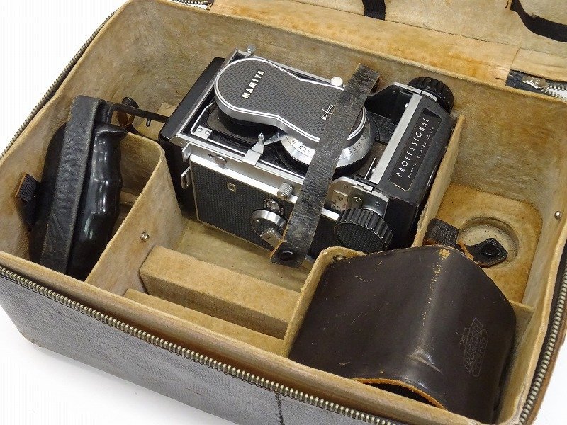 MAMIYA C3 Professional レンズ3本/ファインダー 他 二眼レフ 中判 フィルムカメラ セット マミヤ ハードケース付 ...