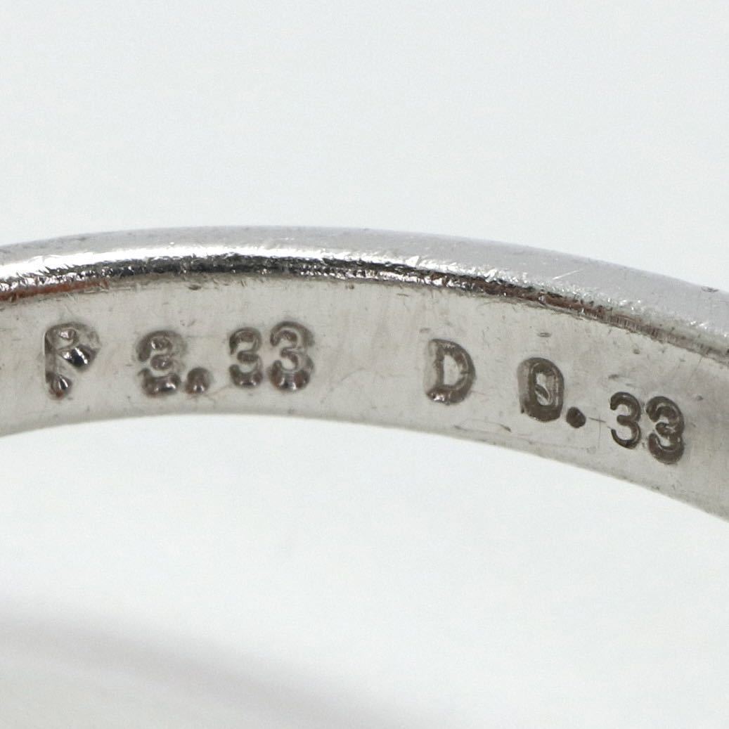 Crescent Vert クレサンベール Pt900 オレンジサファイア/天然ダイヤモンド リング 7.9g 12号 sapphire diamond ring 指輪 ED1/ED3f ...
