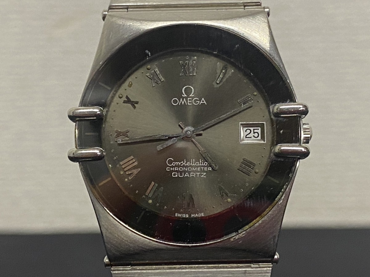 稼動品 OMEGA オメガ 1422 Constellation コンステレーション CHRONOMETER クロノメーター クオーツ グレー ...