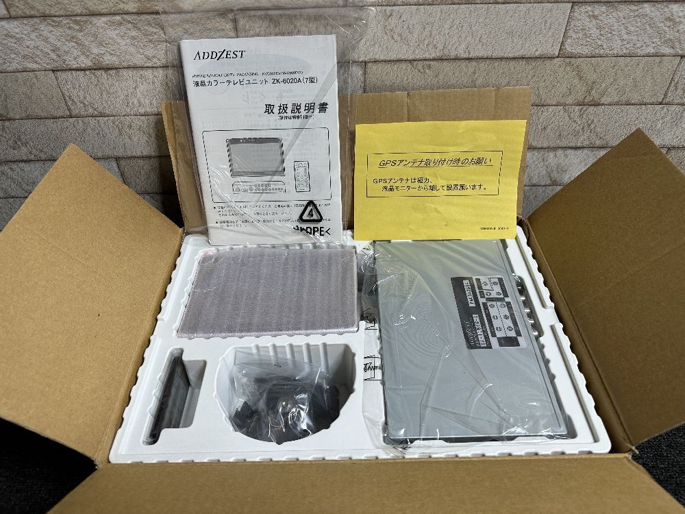 148 保管品 ADDZEST ZK-6020A 7インチワイドモニター チューナー / アゼスト(7インチ～)｜売買されたオークション情報 ...