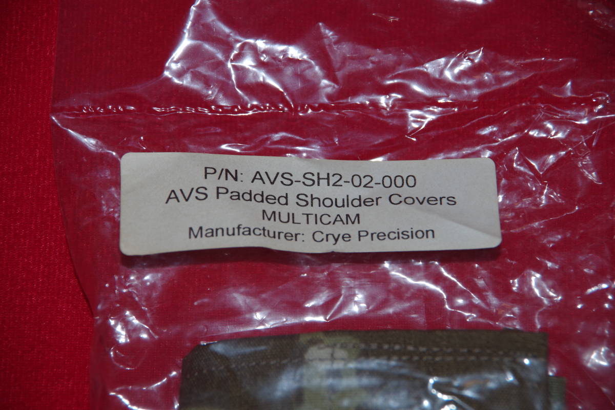 実物 マルチカム ショルダーパッド Crye Precision AVS Padded Shoulder Covers AVS/CPC/JPC ...