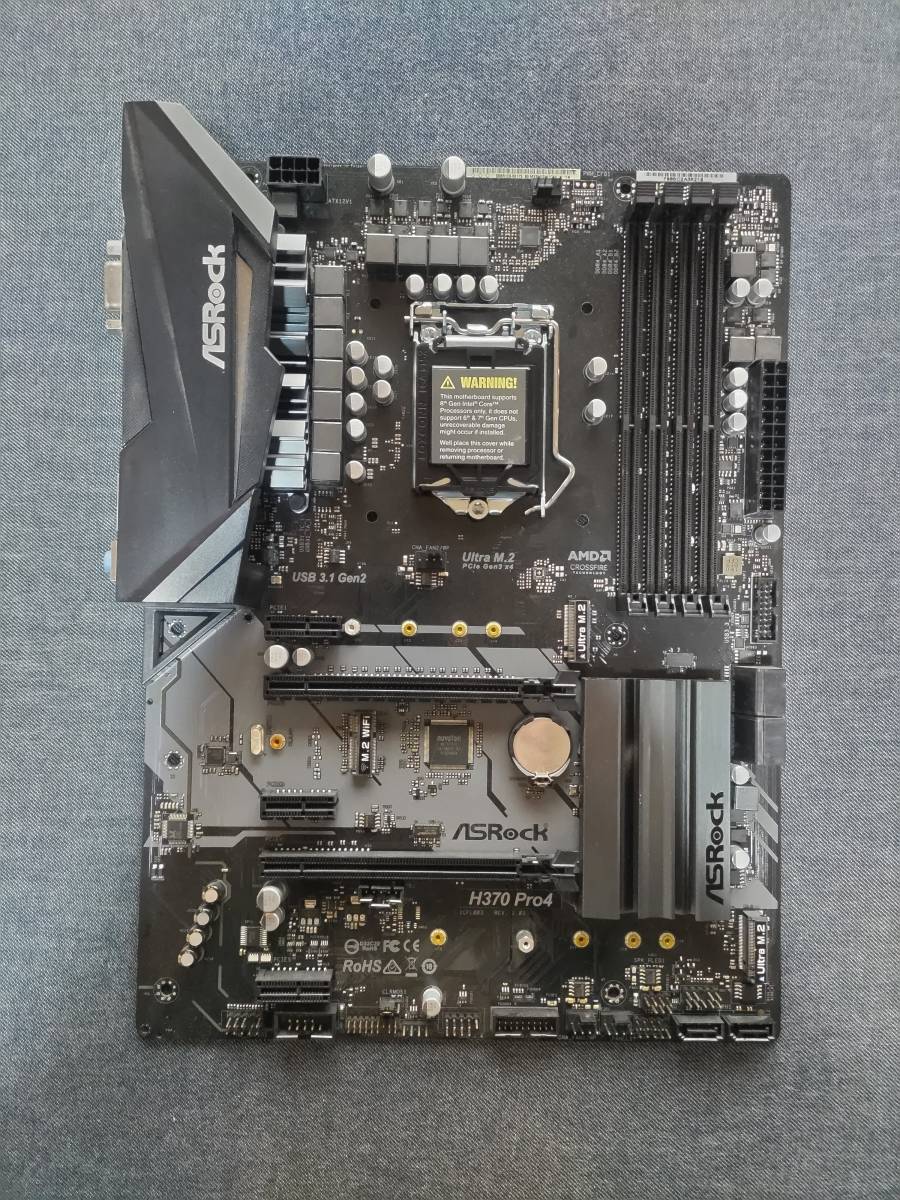 ASRock H370 Pro4 LGA1151 第9世代対応BOISアップデート済み(PC/AT互換機)｜売買されたオークション情報、yahooの商品情報をアーカイブ公開 - オークファン ...