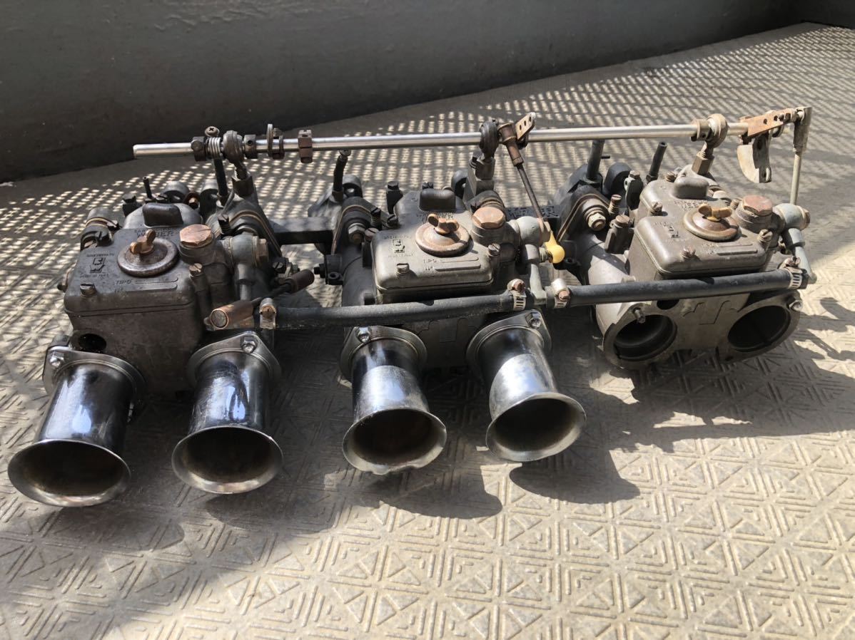 日産 Lエンジン S30Z S130Z WEBERキャブレターインテーク 極東 マニホールドハコスカ ケンメリ ジャパン ローレル グロリ ...