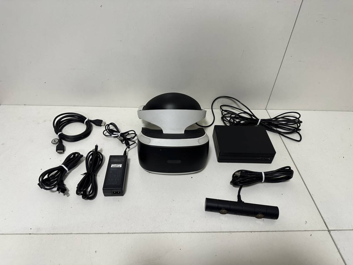 SONY PS4 PSVR CUH-ZVR2 CUHJ-16003 本体 カメラ プロセッサーユニット ACアダプタ ケーブル 簡易チェック ...