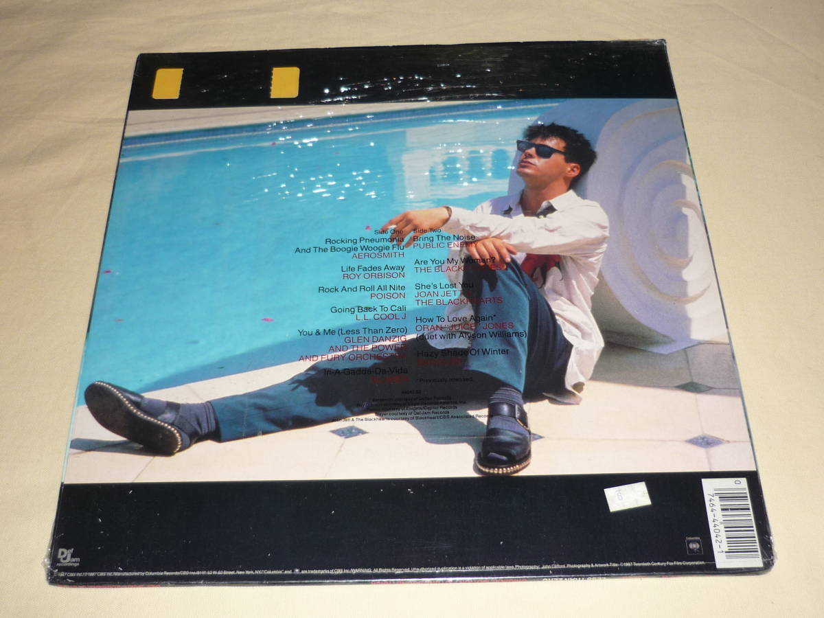 Less Than Zero Original Motion Picture Soundtrack US / 1987年 / Def Jam ...