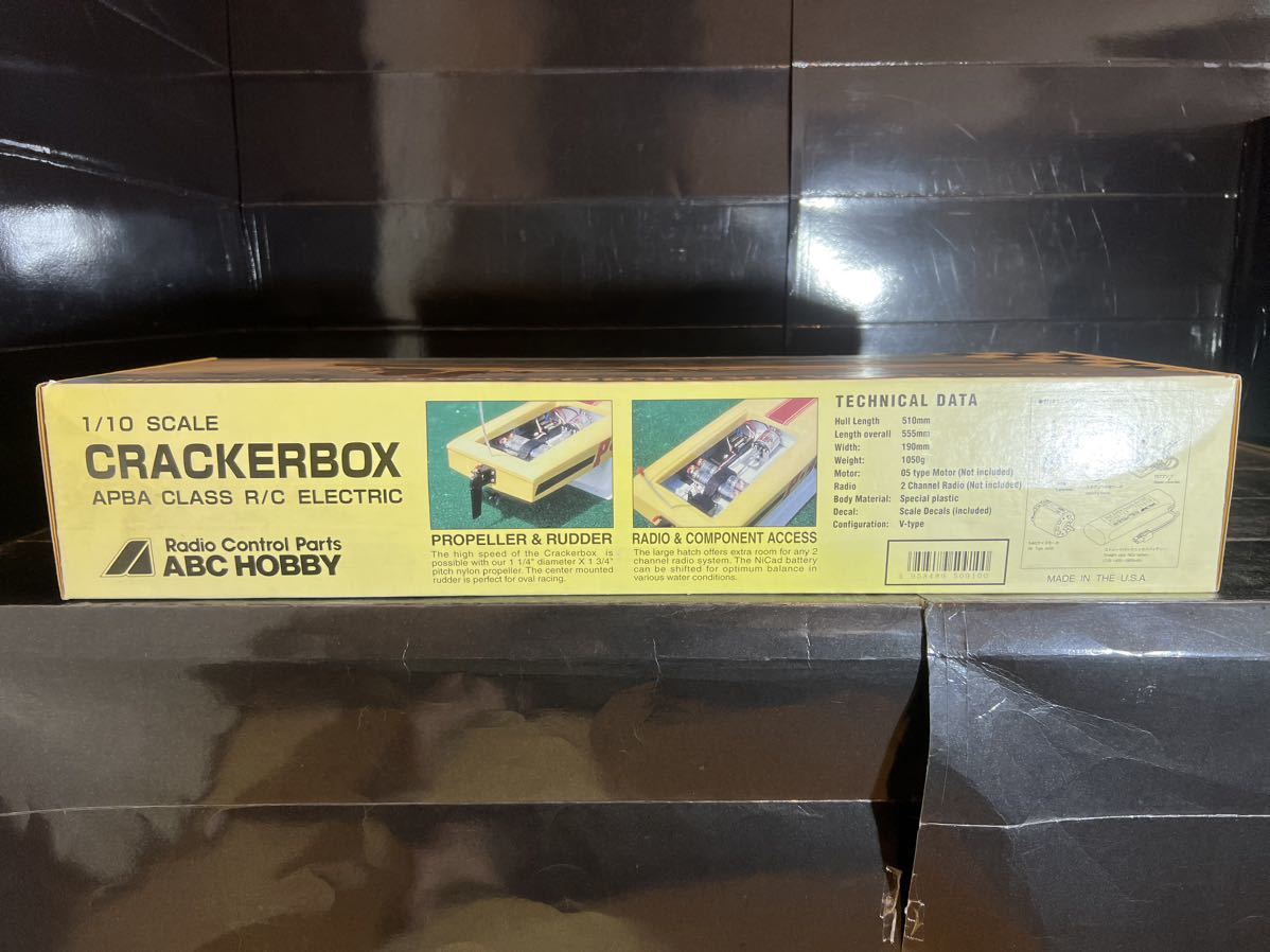 保管品 ABC HOBBY 1/10 電動RCボート クラッカーボックス CRACKERBOX APBA CLASS R/C ELECTRIC(組立キット（電動）)｜売買されたオークション情報 ...