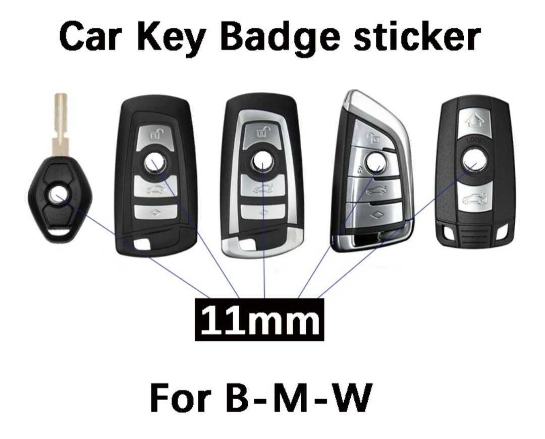 匿名配送 4個 BMW 11mm リモートキーエンブレム BMWロゴ エンブレム3Dステッカー E46 E39 E38 E90 E60 E36 F30 E34 F10(BMW)｜売買された ...