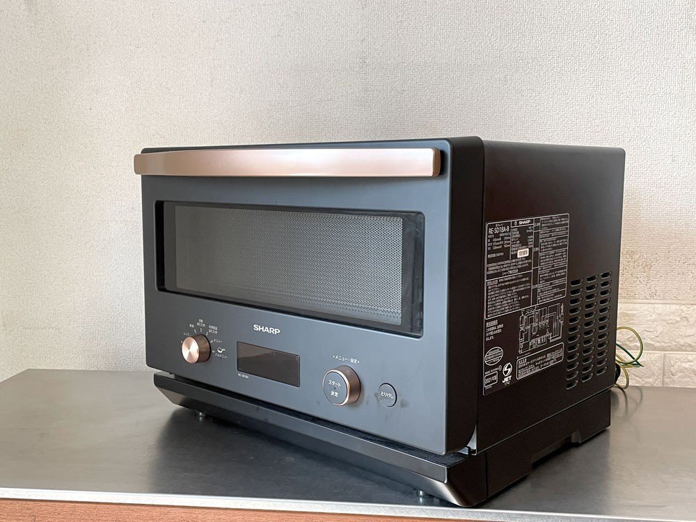 シャープ SHARP オーブンレンジ 電子レンジ RE-SD18A ブラック 18L ダイヤル式 2021年製 取扱説明書付き(オーブンレンジ)｜売買されたオークション情報、yahooの商品 ...
