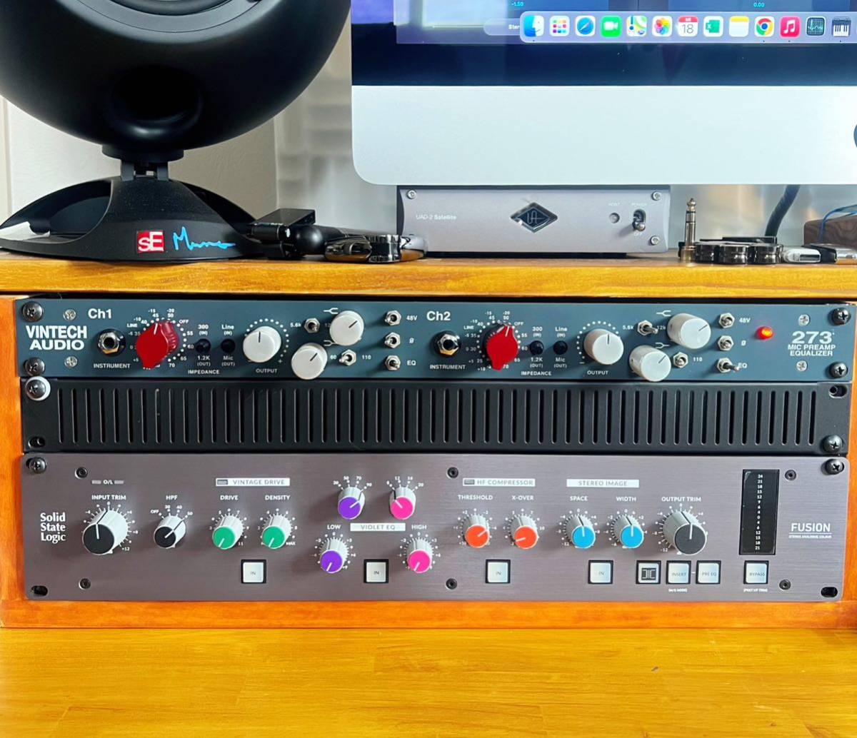 完動 VINTECH AUDIO Model 273 2ch NEVE系ハイエンド マイクプリアンプ 専用サプライ付き 検 NEVE api ...