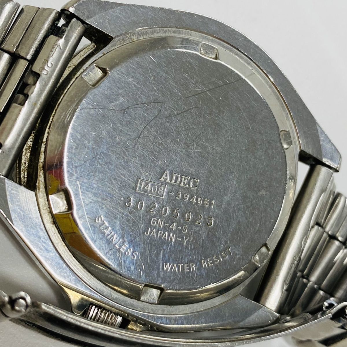 H412-I47-328 CITIZEN シチズン 1408-394551 VEGA ヴェガ QUARTZ クォーツ メンズ デイデイト 逆 ...