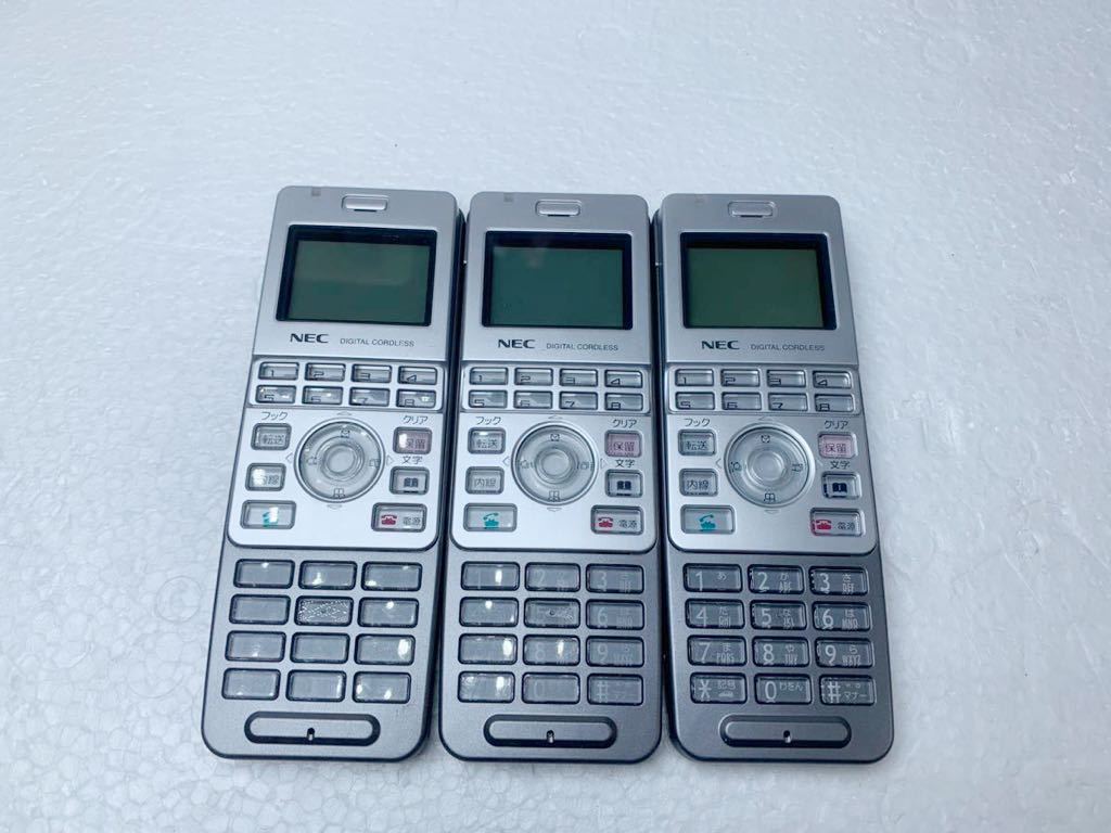 X2-407DF NEC ビジネスフォン 3台セット デジタルコードレス電話 IP3D-8PS-2 未確認(NEC)｜売買されたオークション ...