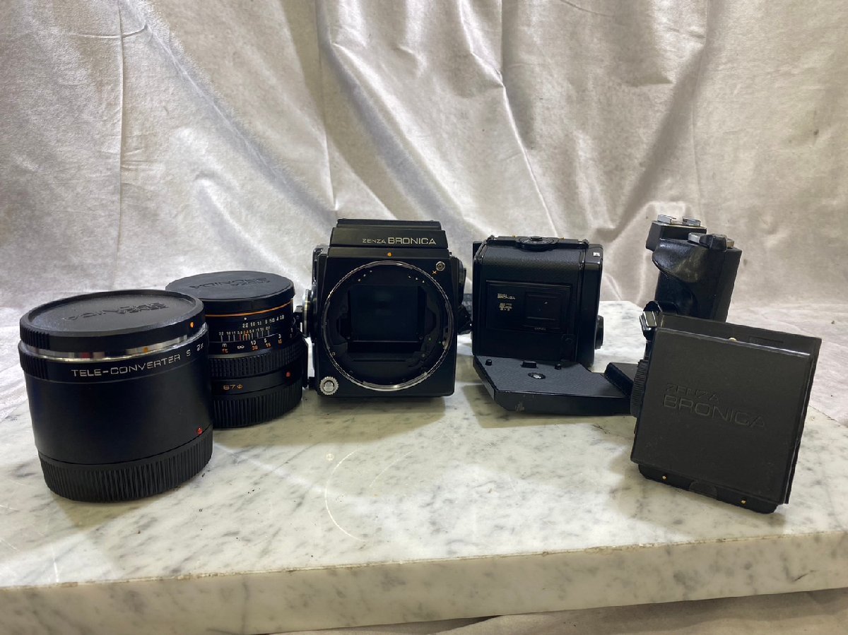 t792 ジャンク ZENZA BRONICA ゼンザブロニカ SQ6×6/ZENZANON-S 1:2.8 f=80mm 中判フィルムカメラ ...