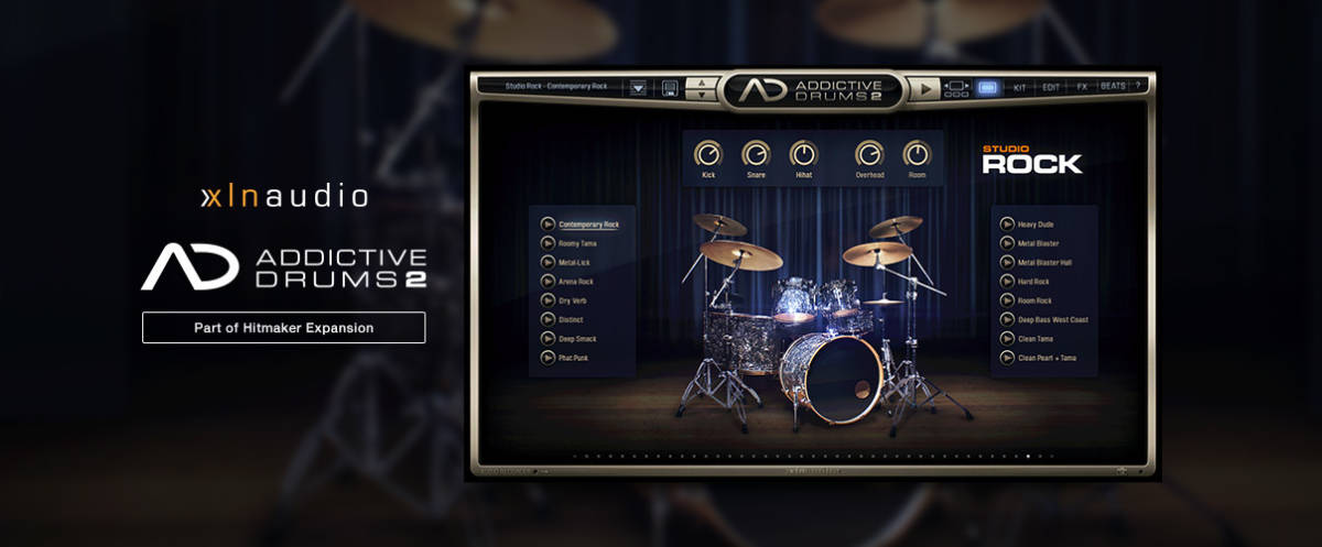 正規品 XLN Audio Addictive Drums 2 ＋ Studio Rock ADPak ダウンロード版 未登録プロダクトキー ドラム音源(DTM、DAW)｜売買された ...
