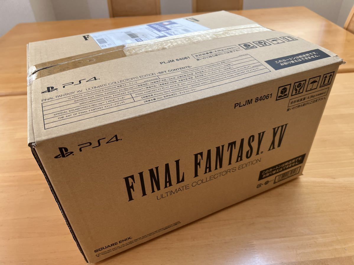 PS4 FINAL FANTASY XV ファイナルファンタジー15 ULTIMATE COLLECTORS EDITION アルティメット ...