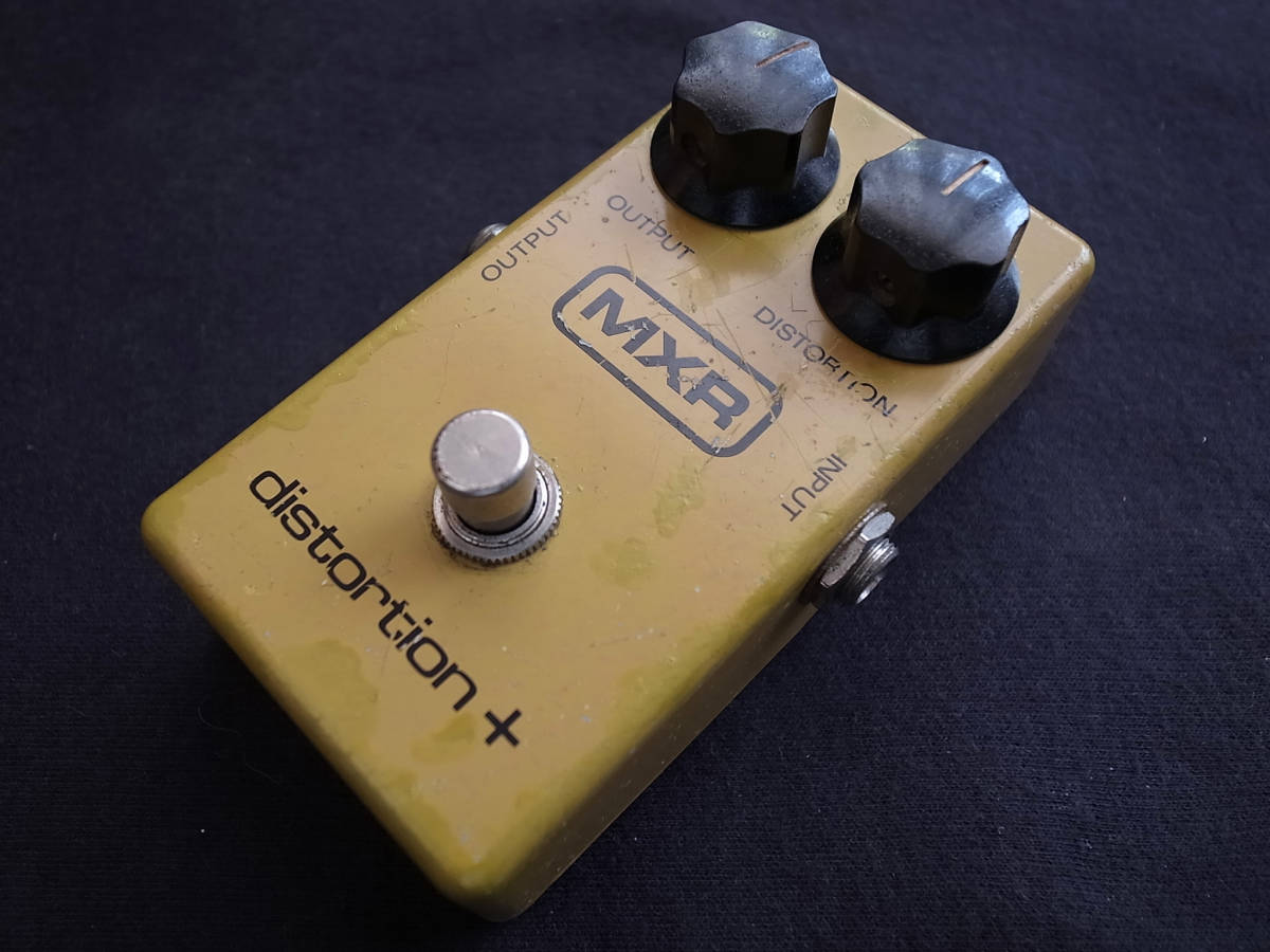 1978年 distortion＋ MXR ディストーションプラス ブロックロゴ スクリプトバック ビンテージ Dyna Comp Phase 45 90 100(ディストーション)｜売買され ...