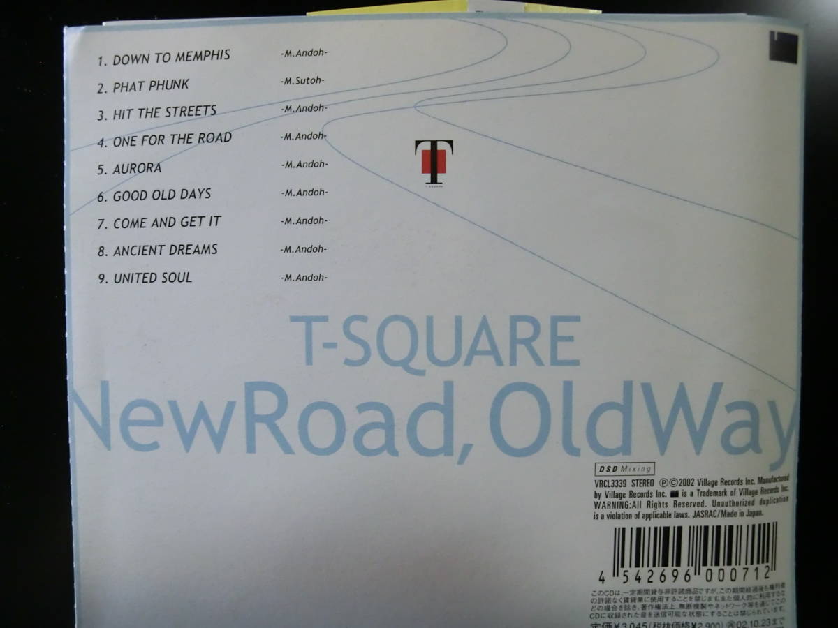 T-SQUARE / NEW ROAD OLD WAY T-スクエア CD DON GRUSIN JIM KELTNER CHUCK ...