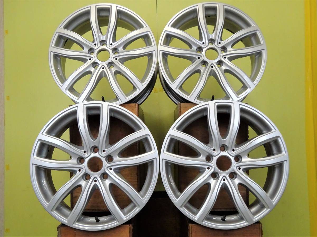 H2030 4本 MAK FAHR 17 x 7.5J +52 5H 112 シルバー BMW 1シリーズ F40 2シリーズ F44 F45 ...