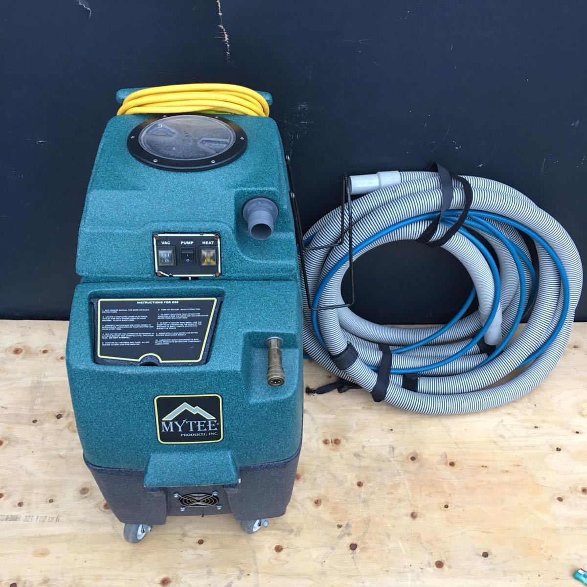 現状品Mytee SPYDER Carpet Extractor 床洗浄機 クリーニングマシン 清掃 業務用 カーペット エクストラクター ...